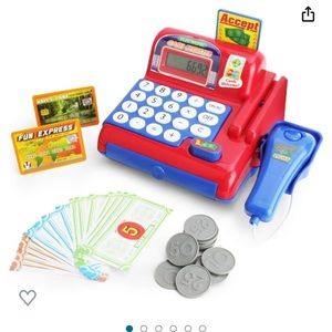 Toys | Toy Cash Register With Scanner | Poshmark